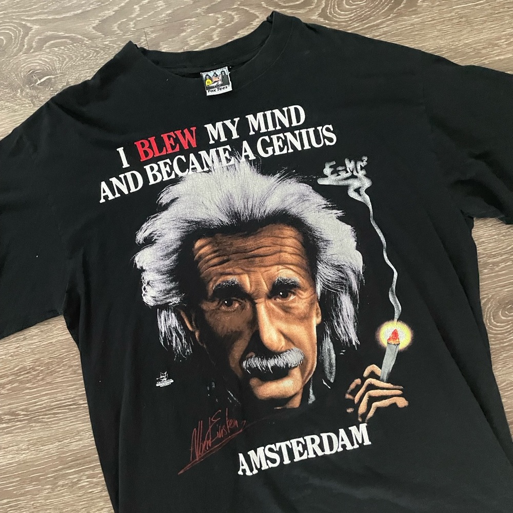 Albert Einstein Genius Vtg Shirt - Gem